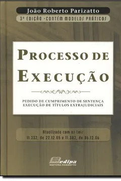 Processo De Execucao PDF Joao Roberto Parizatto